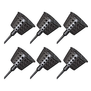 40 Pcs Fertilizer Bonsai Fertilizer Cakes Mesh Baskets Garden Nursery Cutting Rooting Baskets Bonsai Fertilizer Box Fertilization Control Container