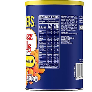 PLANTERS Original Cheez Balls Cheese Flavored Snacks, 2.75 oz Canister (Pack of 6)