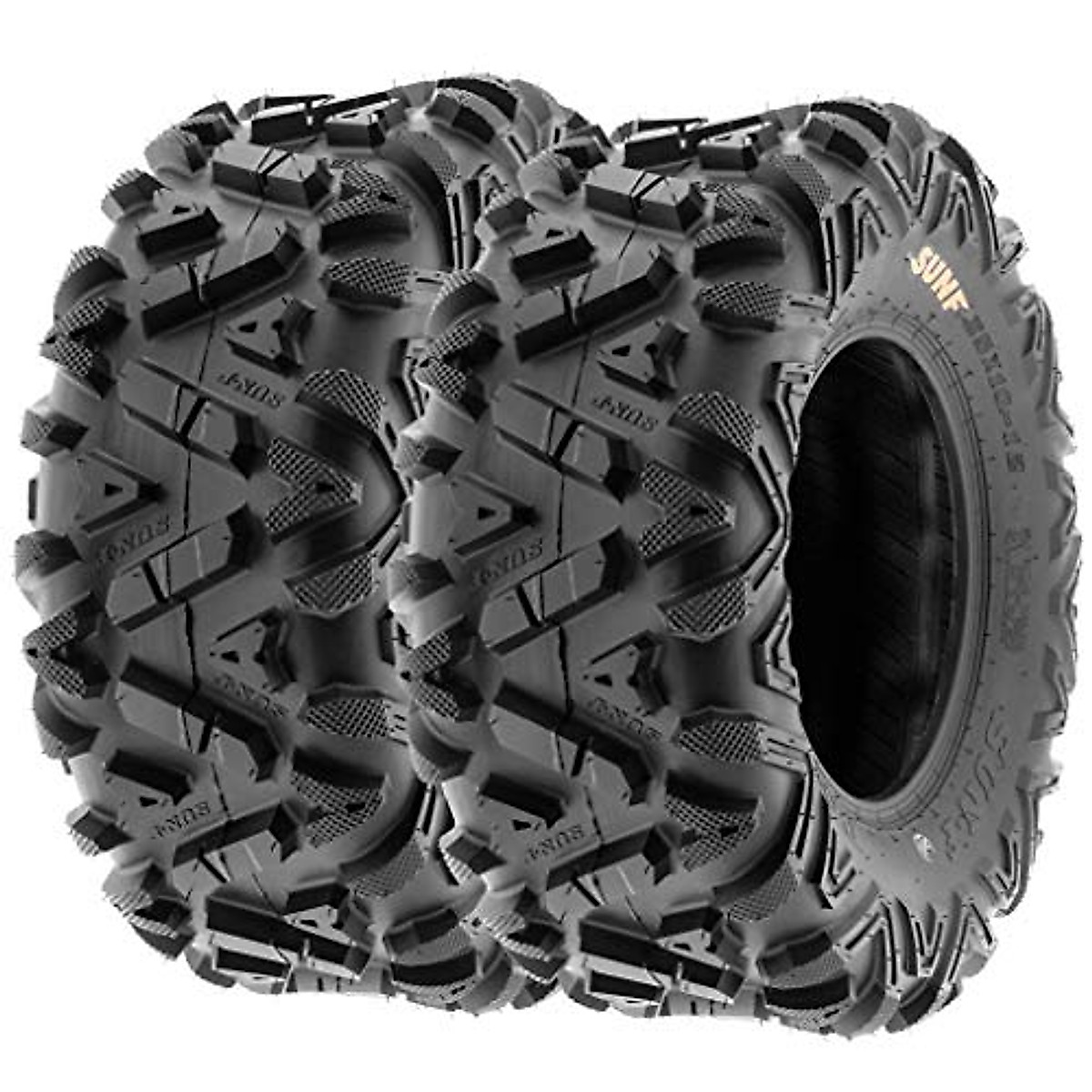 Set of 4 SunF Power.I ATV UTV all-terrain Tire 27x9x14 and 27x11x14, 6PR, 4PCS, Tubeless A033