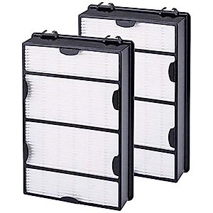 Filter-Monster True HEPA Replacement Filter Compatible with Holmes HAPF600 (B Filter) Console Allergen Remover Filter, 2 Pack