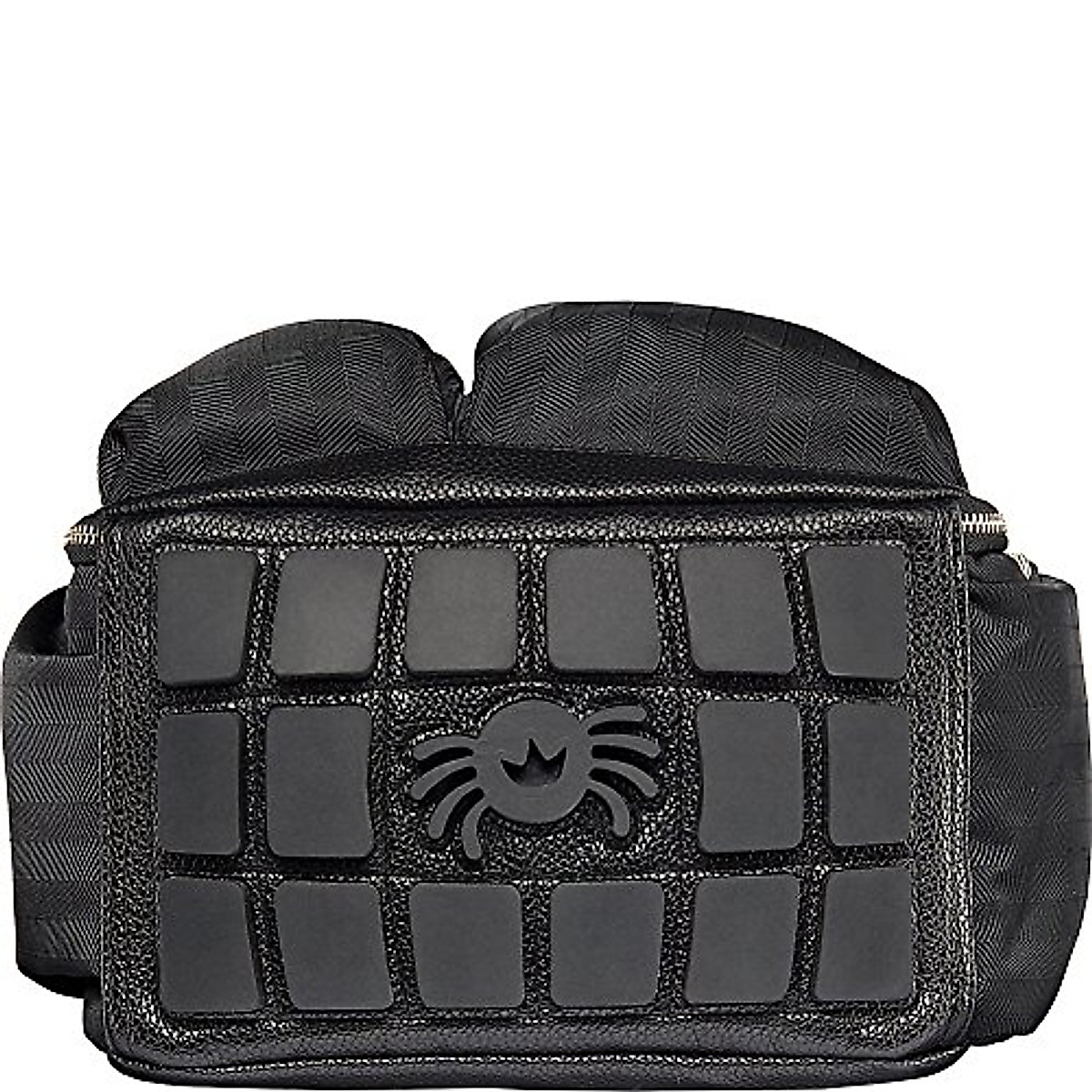 Itzy Ritzy Diaper Bag - Large Capacity Boss Backpack Diaper Bag Featuring Bottle Pockets, Changing Pad, Stroller Clips & Comfortable Straps, Coffee And Cream