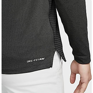 Nike Dri-FIT ADV Vapor Men's Quarter-Zip Golf Top, Black/Dark Smoke Grey (as1, Alpha, x_l, Regular, Regular)