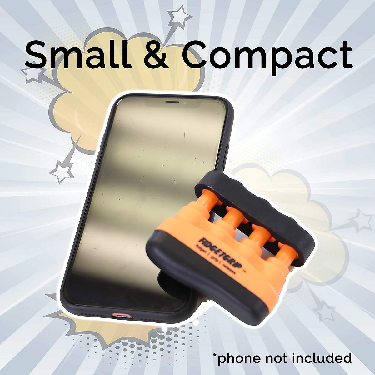 FidgetGrip - Stress Relief Device for Kids and Teens with Anger or Stress | Calm Your Child with Every Squeeze | Boosts Focus and Reduces Anxiety | Reliable, Squeeze Device for Effective Stress Relief