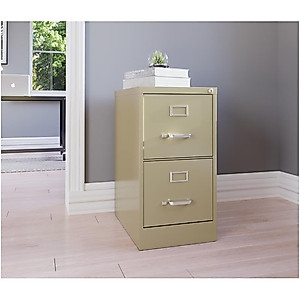 22" Deep 2-Drawer Letter-Size Commercial Vertical File