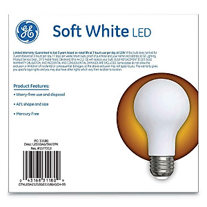 GE GEL31180 Healthcare Classic LED Soft White Non-Dim A21