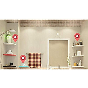 RomanticDesign Modern Wood Corner Wall Shelves, Corner Display Floating Corner Shelf for Bedroom Office Home Décor Accents Set of 3 (11.8") White