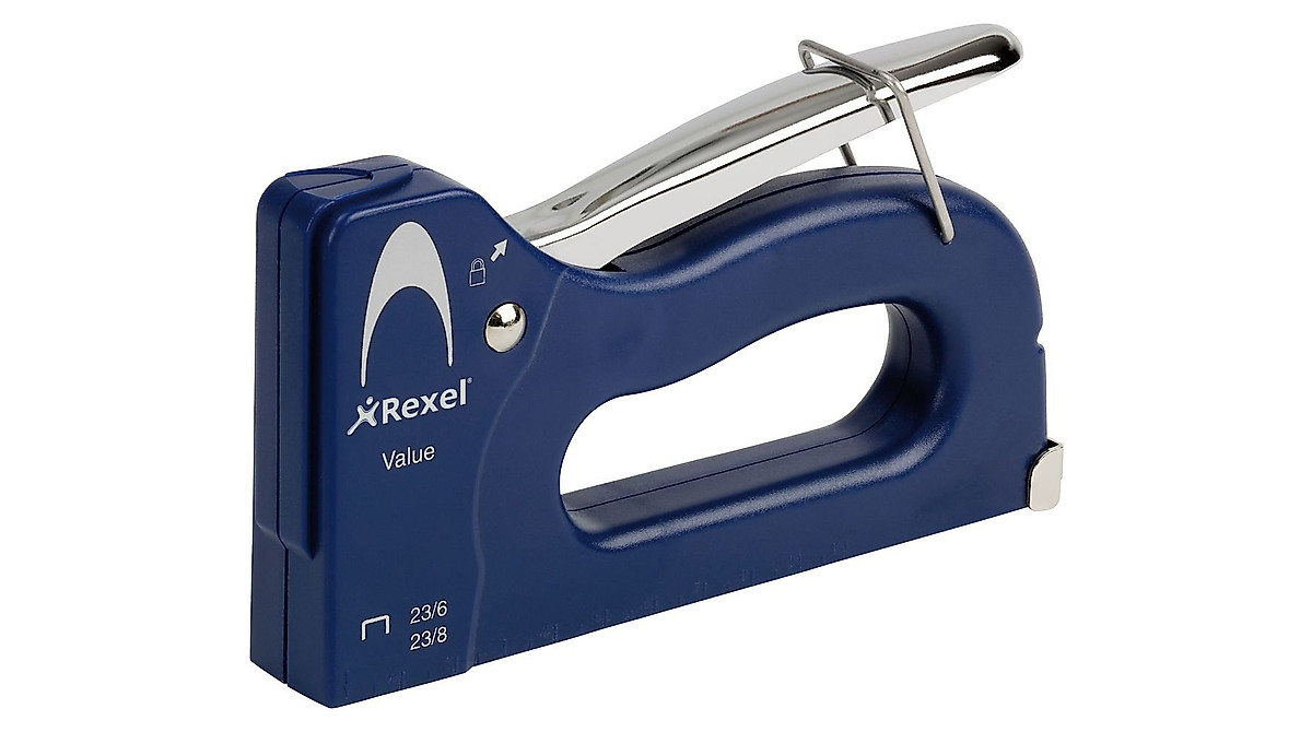 Rexel Value Tacker: Durable Blue Stapler for DIY