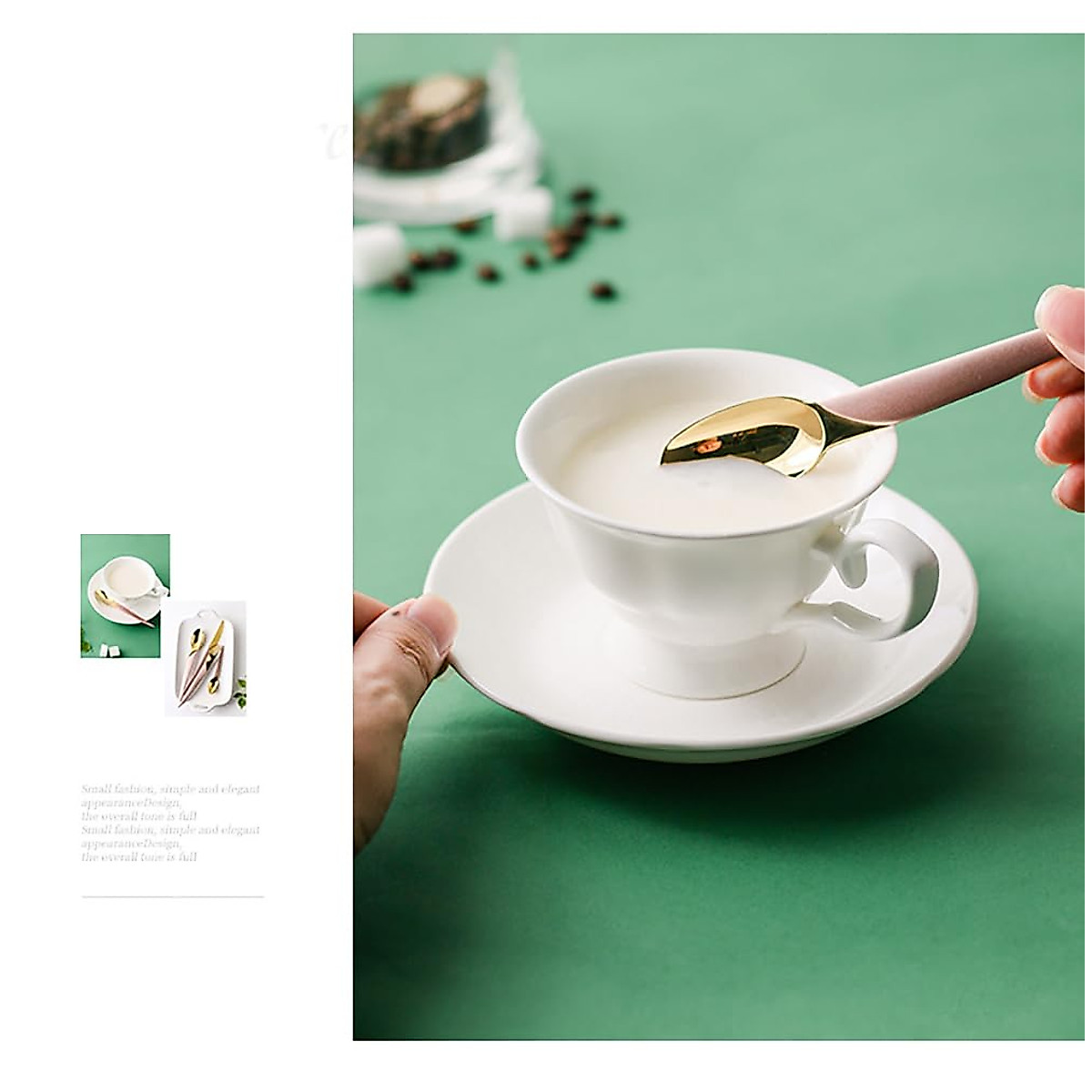 Taiyoko Silverware Set Pink Gold Flatware Unique 24-Piece Stainless Steel Black Cutlery Mirror Polished Kitchen Utensils Tableware Service with Steak Knives Dinner Fork Knife Spoon