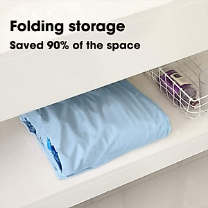 Inflatable Slide Pool Water Pool Slide Activity Center for Outdoor Swimming Pool Suitable for Over 3 Years Old,Blue-3M