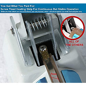 Impulse Sealer Repair Kits for LinsnField 16-inch Sealer Pros, PTFE & Width of 5-mm Heat Seal Strips, Pack of 6