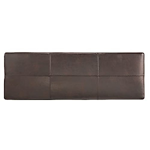 Christopher Knight Home Glouster PU Storage Ottoman, Brown
