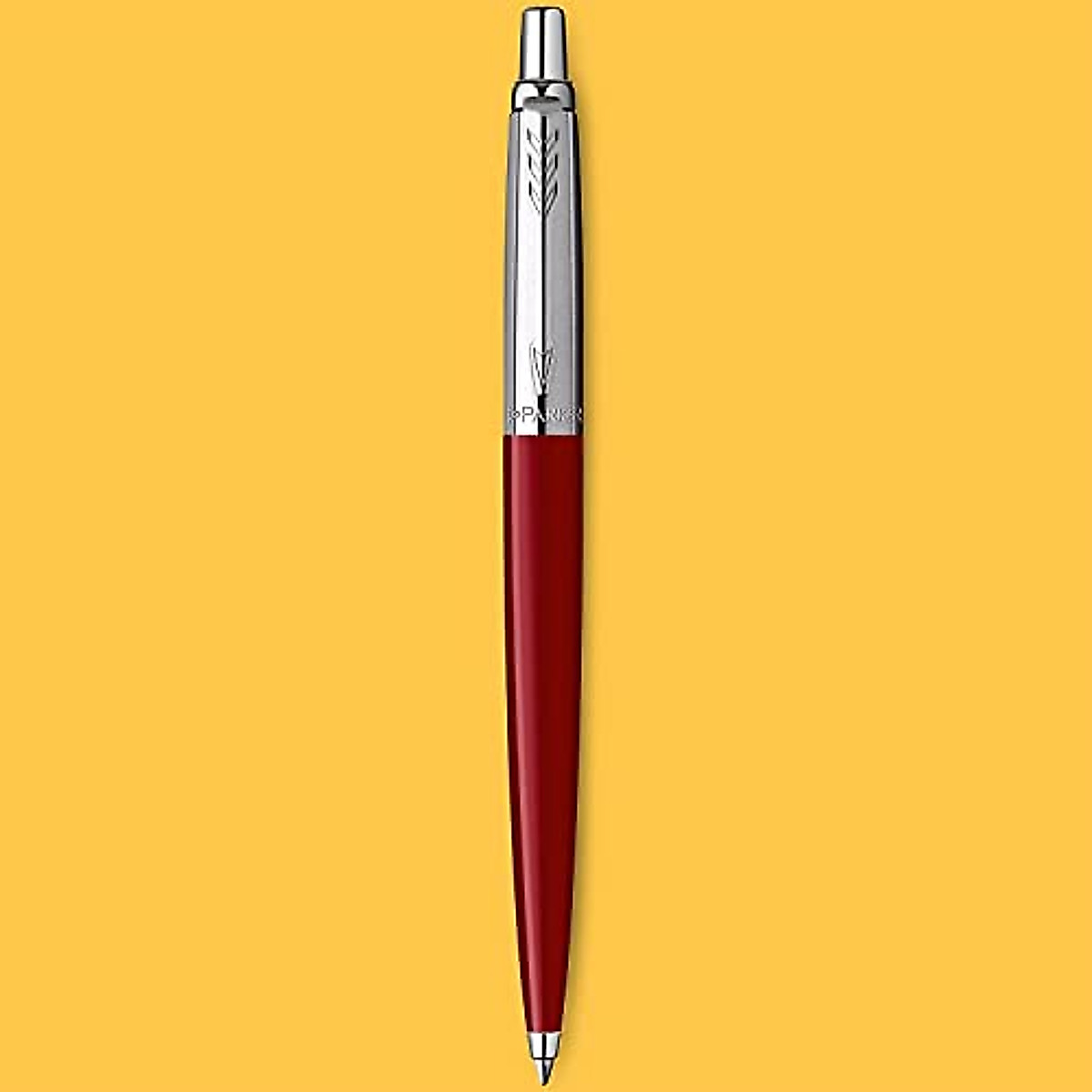 Parker Jotter Originals Ballpoint Pen, Classic Red Finish, Medium Point, Blue Ink, 1 Count
