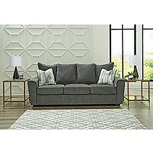 Signature Design by Ashley Stairatt Casual Sofa with Flared Arms, Gray