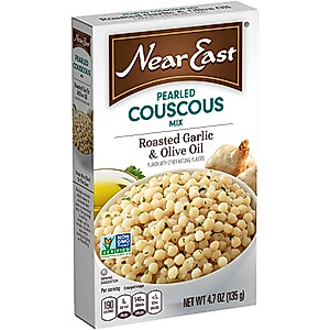 Near East Pearled Couscous Roasted Garlic & Olive Oil, 4.7 Oz