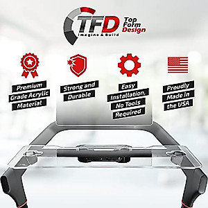 TFD The Tread Tray 2.0 | Compatible with NEW Peloton Tread, Made in USA | Walking Desk Attachment Holder for Laptop, Tablet, Phone, & Book - Exercise Workstation, Easy Mount Tray - Peloton Accessories