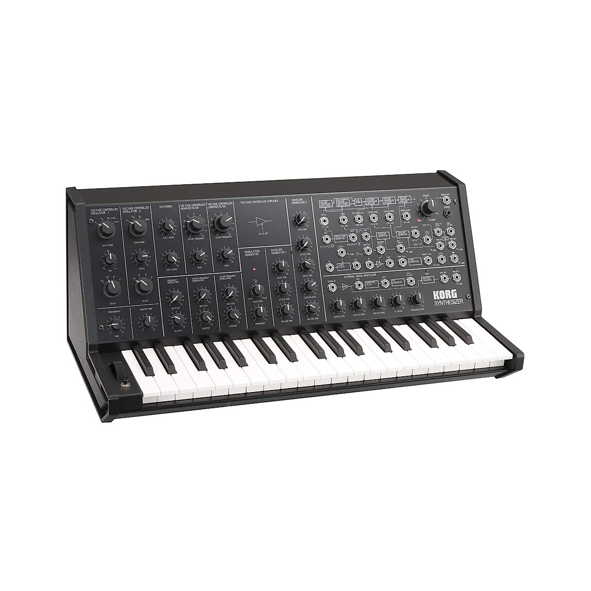 Korg MS20 Mini Semi-Modular Analog Synthesizer (MS20MINI), MultiColored, M (Renewed)