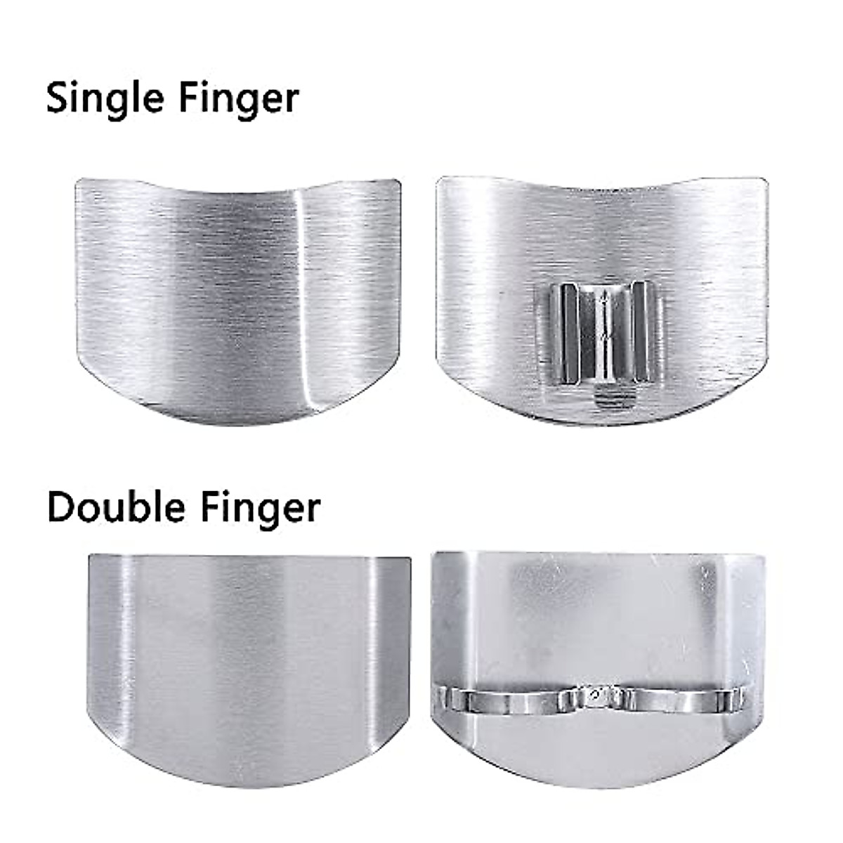 okdeals Finger Guards Household Fruit Vegetable Tool Kitchen Gadgets Chopping Stainless Steel Cutting Protection(Single Finger)