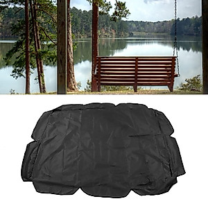 Porch Swing Canopy,Swing Chair Canopy Replacement,Outdoor Swing Canopy Cover,55.91x47.24x7.09in,Waterproof 3 Seater Garden Swing Seat Canopy Cover,for Outdoor Patio Garden Poolside Balcony