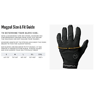 Magpul Patrol Glove 2.0 Lightweight Tactical Leather Gloves, Coyote, Large