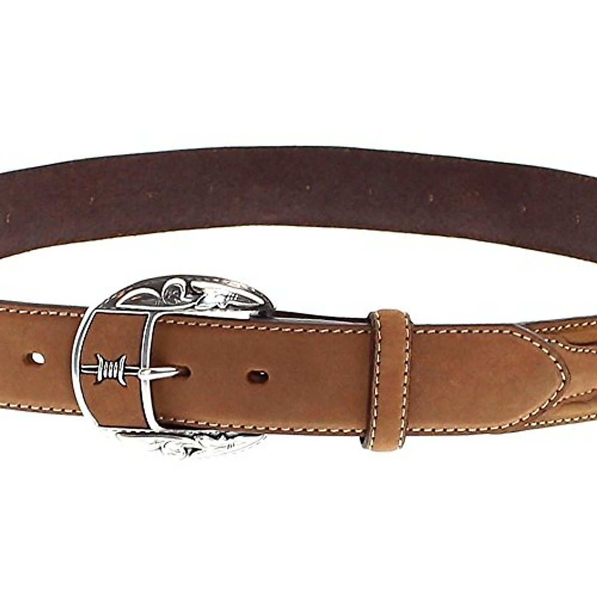 Justin Men's Fenced In, Bark, 36