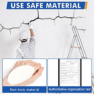 4 Pack Drywall Repair Kit, Wall Spackle Repair, Wall Mending Agent, Drywall Hole Fill Quick and Easy Solution, Wall Patch Repair Kit with Scraper and Sandpaper(4 x 100g)