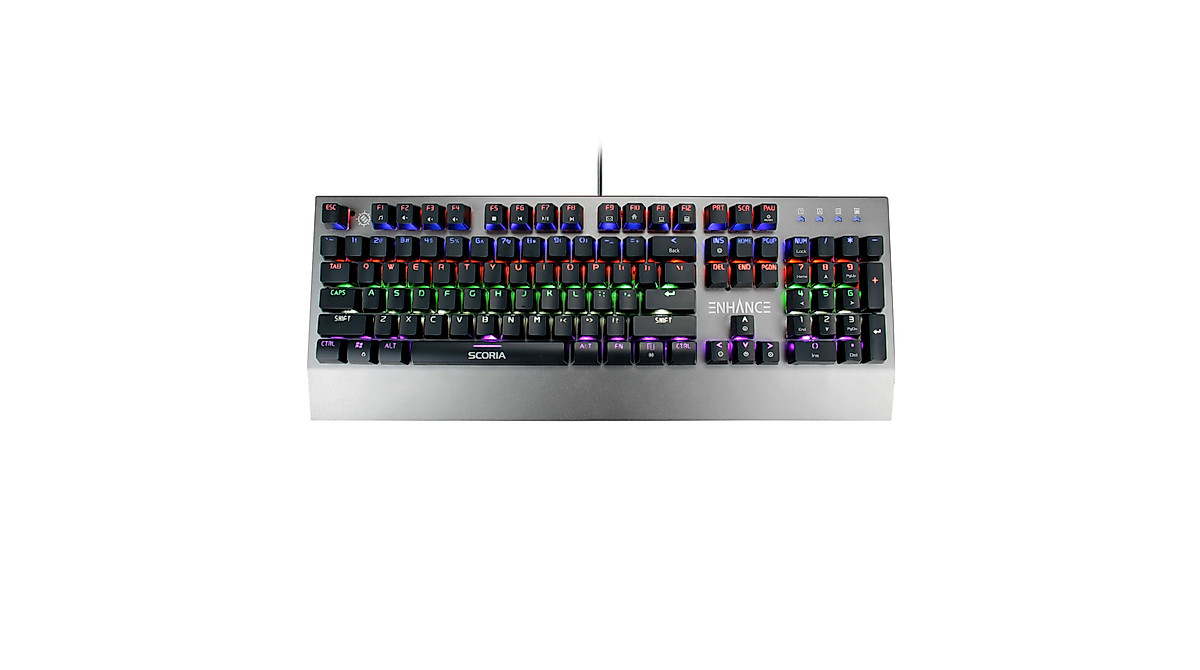 ENHANCE LED Mechanical Gaming Keyboard - Red Switches