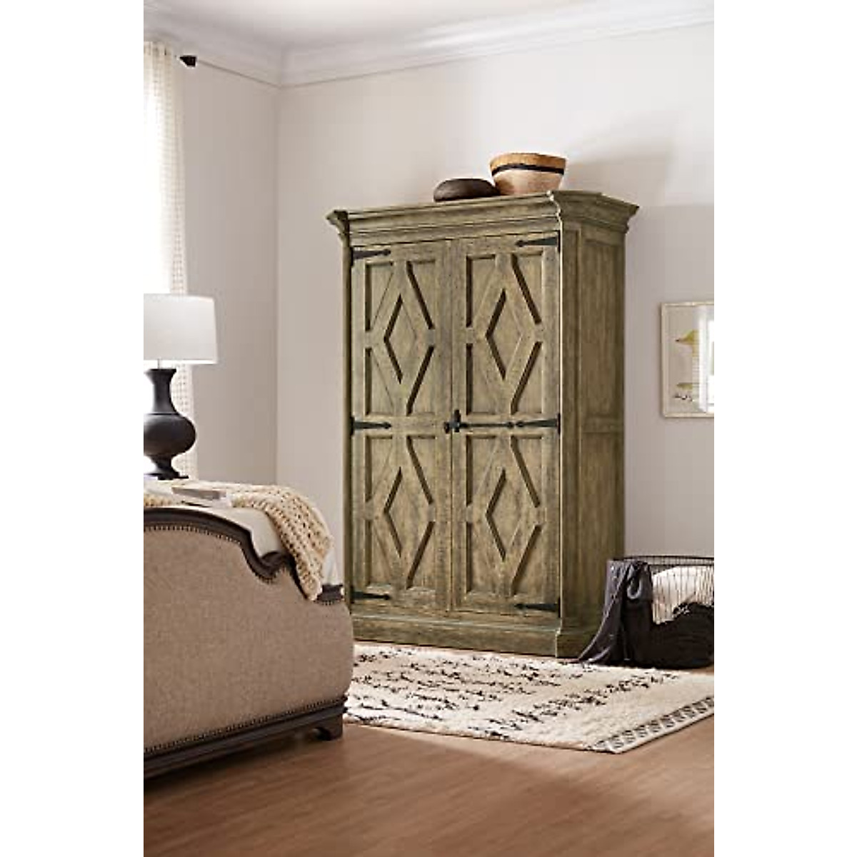 Hooker Furniture La Grange Barn Wood Wardrobe