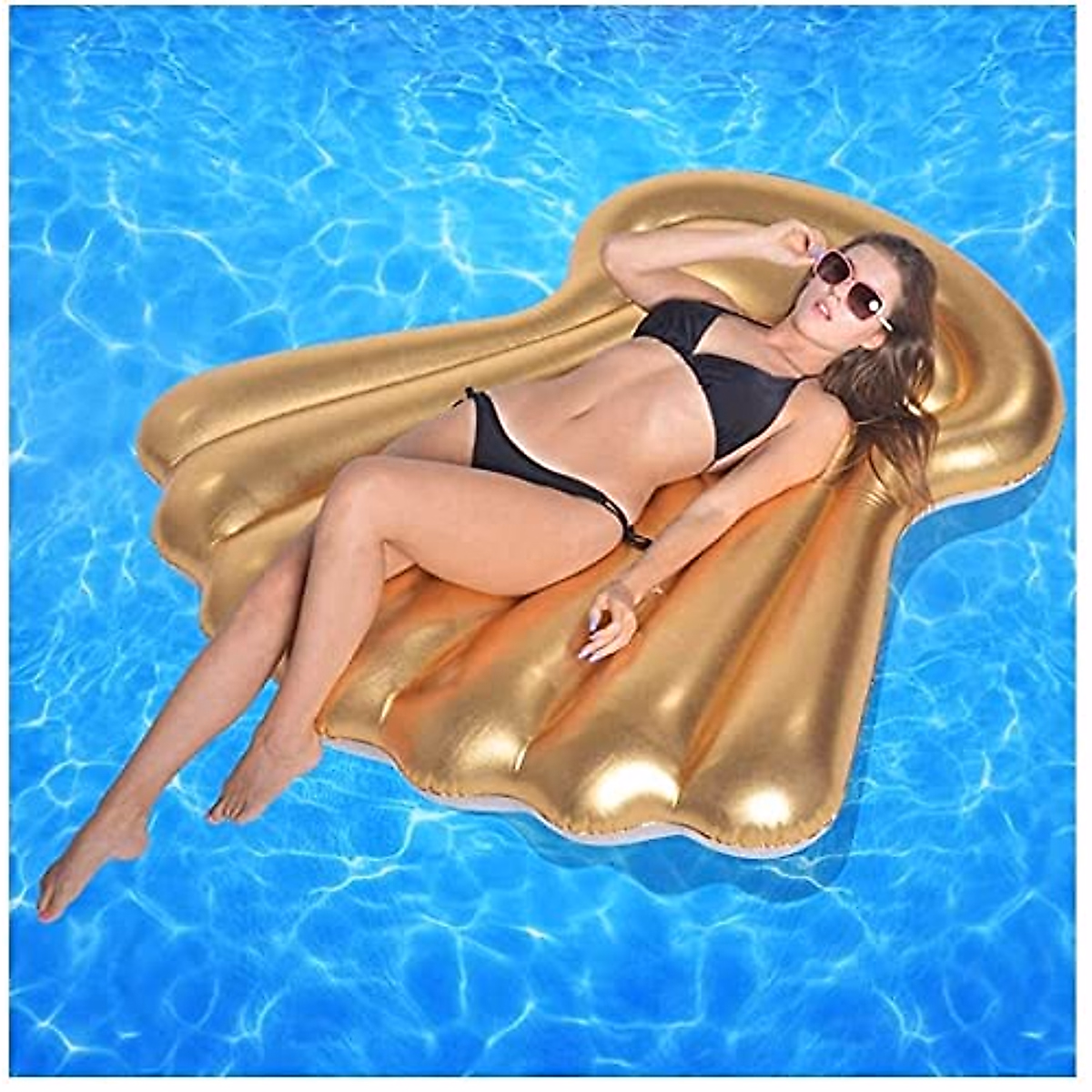 Glaceon Adult Large Floating Row Pool Float Inflatable Water Lounger Toys Swimming Ring Suitable The Beach Summer Party Outdoor Water Recreation
