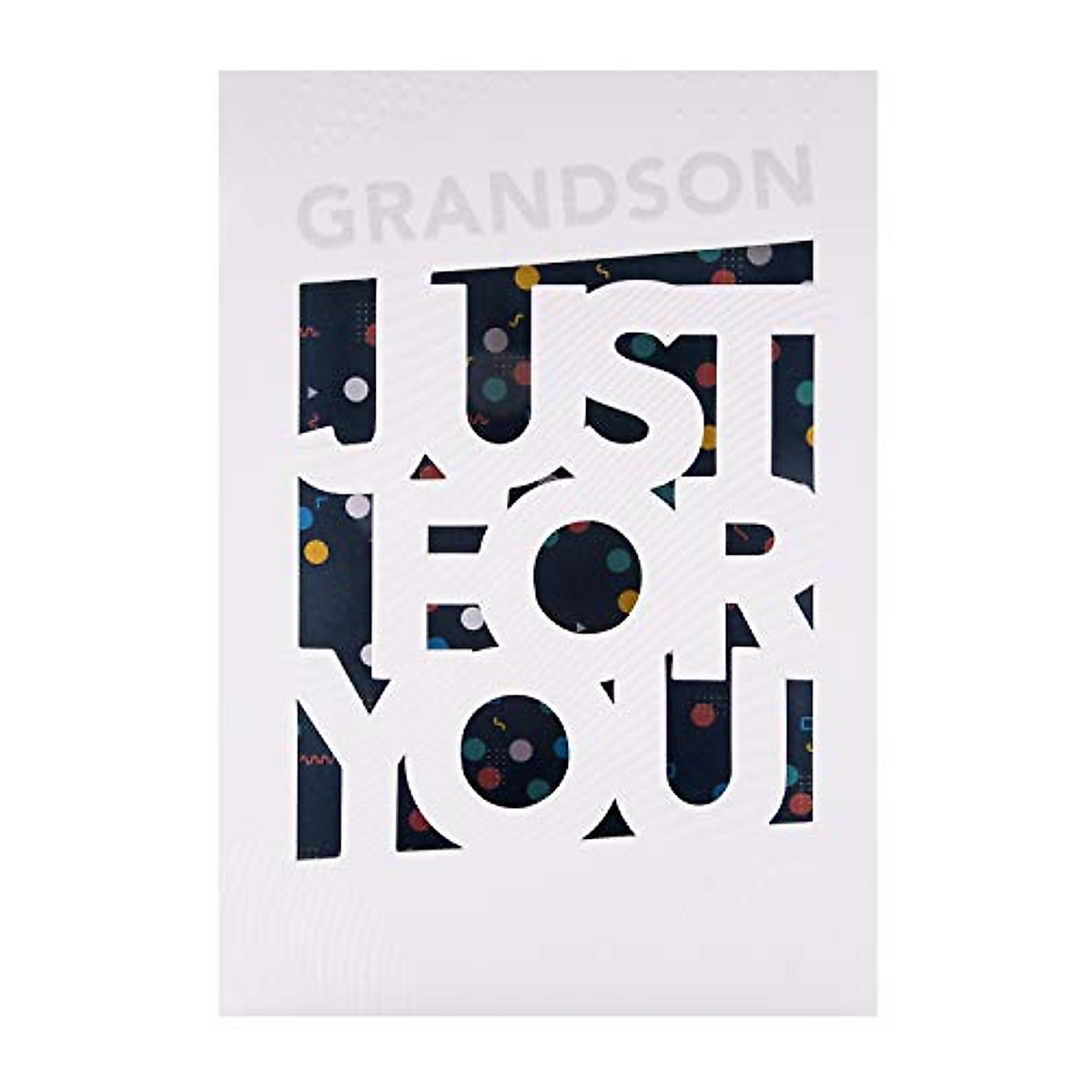 Hallmark Birthday Card for Grandson - 3D Laser-cut Design