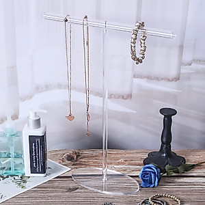 Ausalivan Acrylic Necklace Holder Organizer,bracelet Necklace Display Stand for Selling，Jewelry Storage Rack