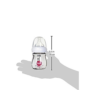 Joovy Boob Baby Bottles Made from Durable, Medical-Grade PPSU with CleanFlow Vent Technology to Prevent Nipple Collapse, Negative Pressure, and Colic Symptoms (5oz, 2pk)