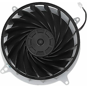 Internal Cooling Fan Replacement for Sony PlayStation 5 PS5, G12L12MS1AH-56J14 DC12V, 17 Blades