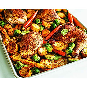 Nordic Ware Naturals Big Baking Sheet, 2 Pack, Silver