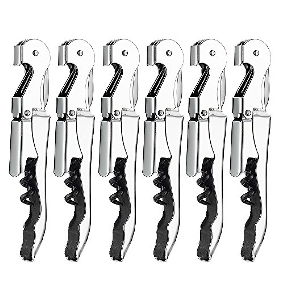 6 Pack Corkscrew Wine Opener With Foil Cutter By YWQ