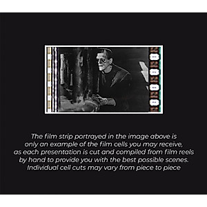 Universal Monsters Frankenstein (1931) - Boris Karloff - Laminated 2x6 FilmCells Bookmark with 35mm Clip of Film and Tassel