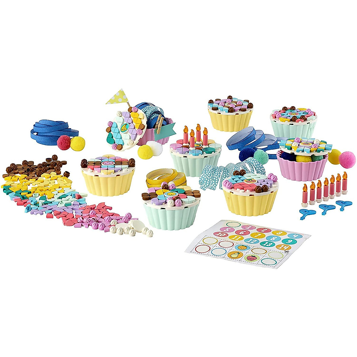LEGO DOTS Creative Party Kit 41926 DIY Craft Decorations Kit; Makes a Perfect Play Activity for Kids, New 2021 (622 Pieces)