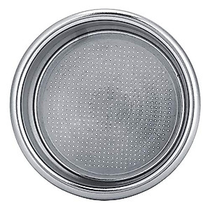54mm Coffee Stainless Filter Basket, Two Cup-Single Wall, Non-pressure Filter Accessories Compatible with Portafilter Coffee Machine Accessory