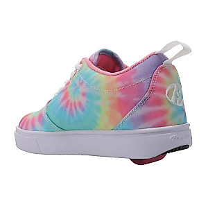 HEELYS Youth Girls Pro 20 Prints Ivory Ella Wheels Skate Sneaker Shoes (2, Tie-dye/Multi, Numeric_2)