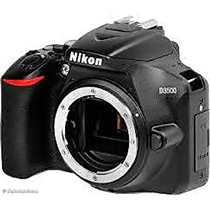 Nikon D3500 DSLR Body Only Camera Bundle + Accessory Kit Including Photo & Video Editing Software Package (Renewed)