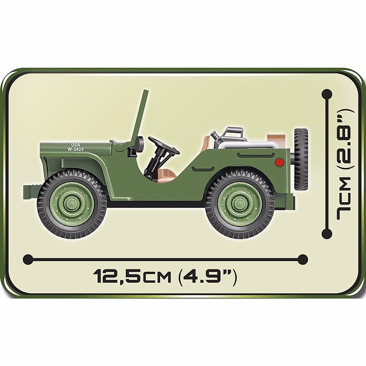 COBI Historical Collection Ford GP Vehicle, Green