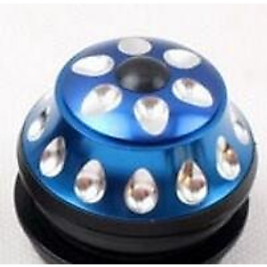 JKSPORTS Mountain Bike 44mm Hidden Front Fork Aluminum Alloy Bowl Group (Blue)