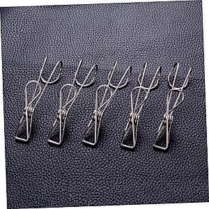 NOLITOY Stainless Steel Clothes Pegs 10pcs Stainless Steel Clothes Metal Clips Stainless Steel Clips Stainless Steel Pegs Clothes Pegs Elastic Multifunctional Clothes Pegs