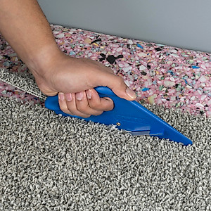 Capitol 110552 Universal Carpet Cutter, .75" x 7" x 6.4", Blue/Silver