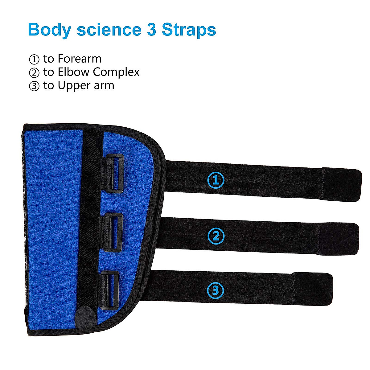 Elbow Brace, Night Splint Support for Cubital Tunnel Syndromean, Ulnar Nerve, Stabilizer Brace for Fix Elbow, Prevent Excessive Bending at night, Fits Left and Right Arms,Women, Men (S/M)