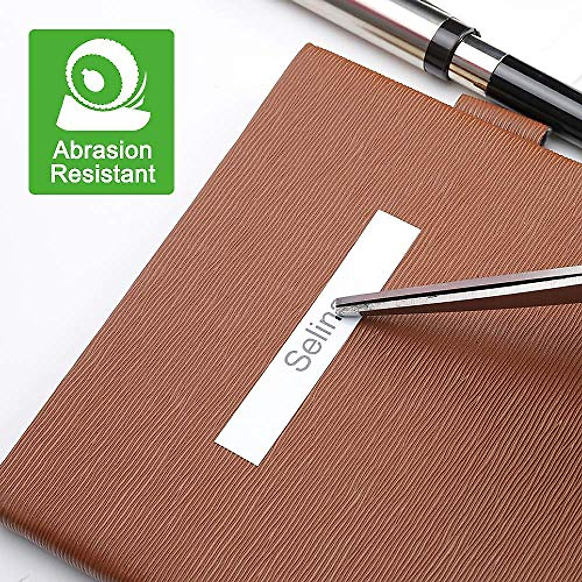 Compatible Label Tape Replacement for Brother Ptouch 9mm TZe-221 Label Tape Bundle with Replace 6mm TZe-211 Label Tapes, Black on White, 9-Pack