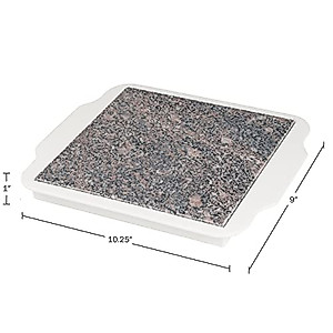 Chef Buddy White Warming Plate 9 inches x 10.25 inches x 1 inch, 9x10.25x1 (82-2005)