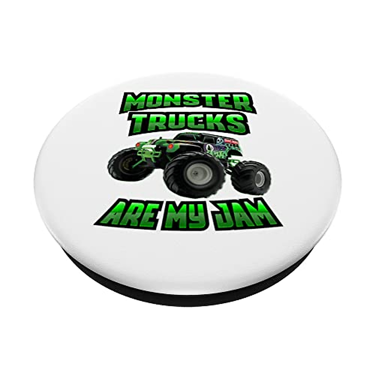 Vintage Monster Truck are My Jam, Truck Boys Birthday PopSockets Swappable PopGrip