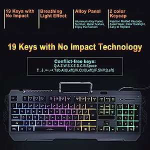 Computer Keyboard, Convenient Gaming Keyboard Mechanical with Lighter Holder for Home for Students