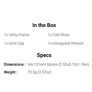Insta360 X3 Utility Frame (CINSBAQF_ALT1)