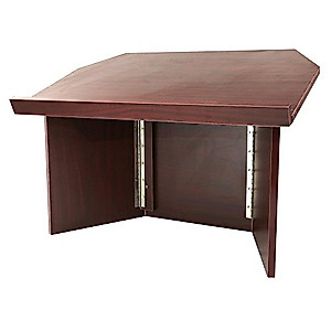 Pyle Foldable Desktop Lectern Podium Stand-Portable Folding Tabletop Desk Teacher Speaker Lecture Classroom Presentation Stand, Laptop Computer Book Holder-Pyle PLCTND41